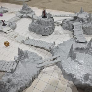 Cavern Set, Raised Cavern Set, Cavern Floor Setting, Cavern Terrain ...