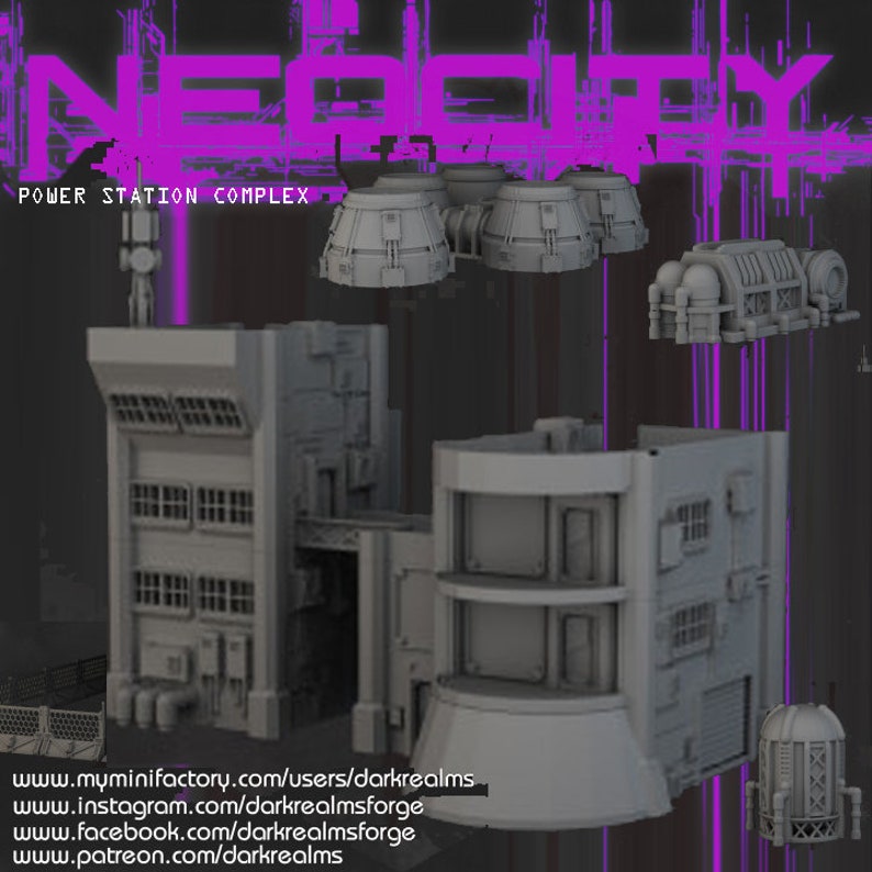 Power Station Neo City Generator Station Shadowrun - Etsy