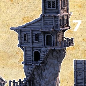 Cliffside Slum Houses - Complete Collection or Individual Pieces for ...