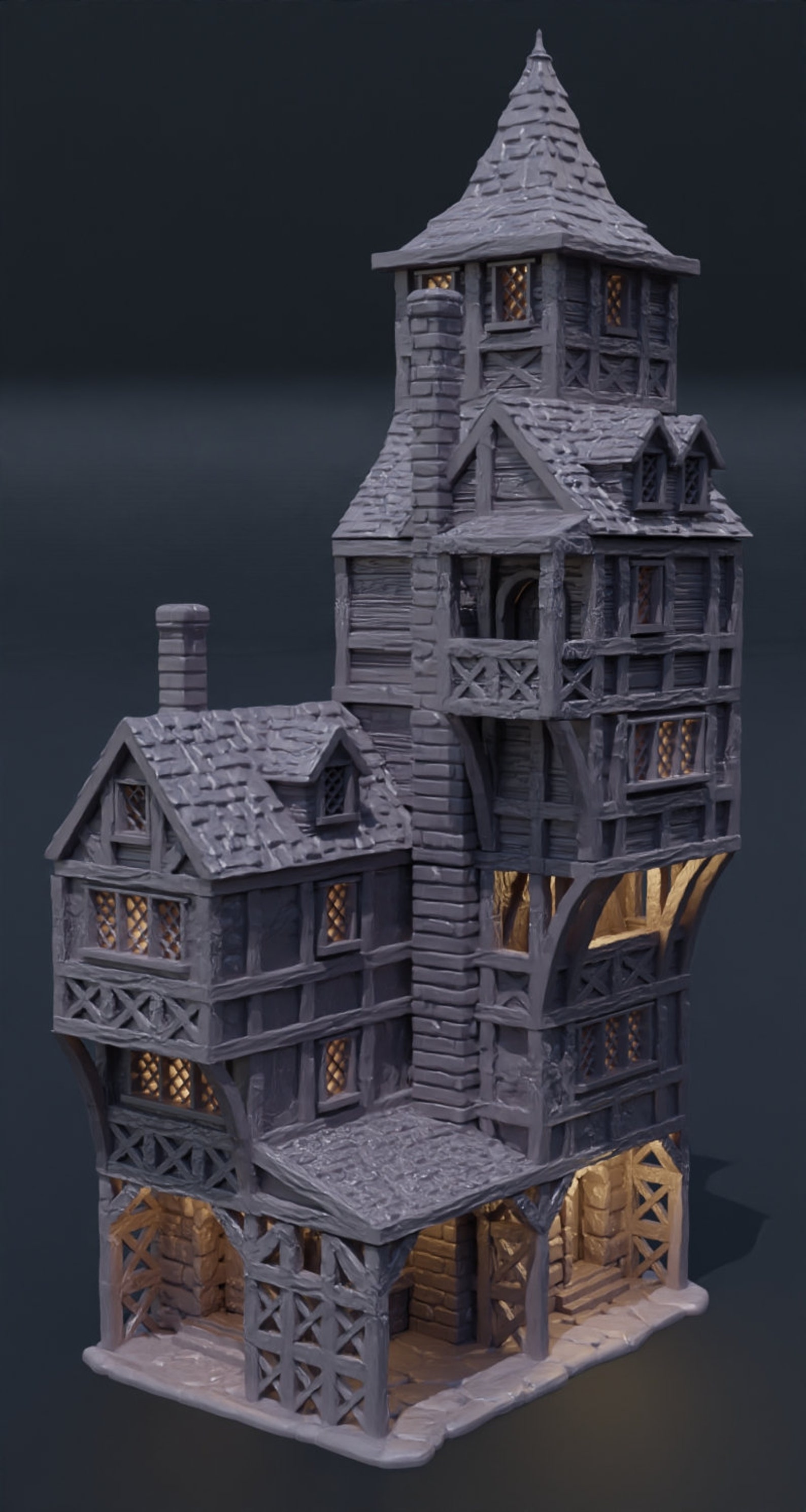 High House, City Building, Mansion, High Rise Building, 7 Stories, City ...