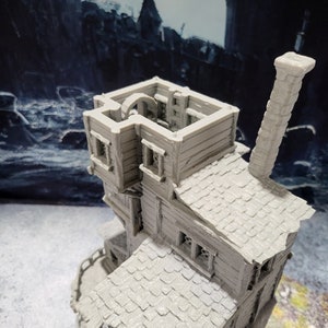 Cliff Slum House, Cliff Side Slums, Slums, Ghetto Tower - Etsy