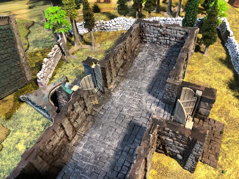 Tithe Barn - 28mm Scale Medieval Building Terrain for Tabletop Rpgs ...