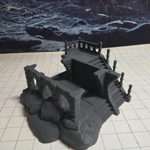 Catrine's Cliffside House: Noblewoman's Lonely Refuge, 28mm Scale ...