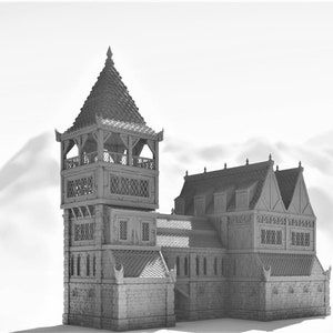 The Old Manor Estate Huge Noble House 28mm Terrain Dungeons and Dragons ...