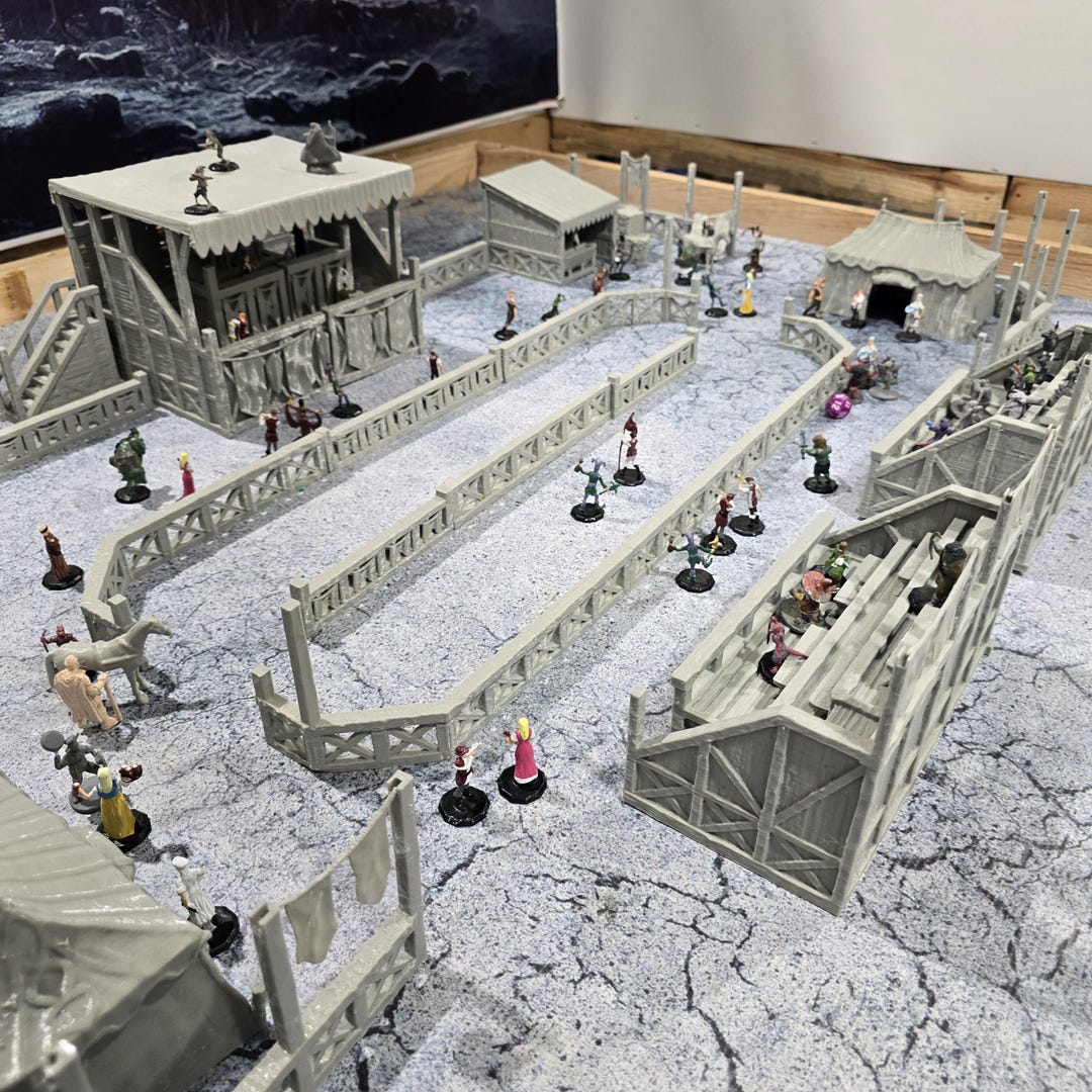 Medieval Jousting Grounds: High-detailed Historical Diorama for ...