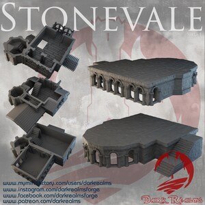 Stonevale Villa 1: Medieval Fantasy Structure for D&D, Model ...