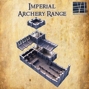 Imperial Archery Range: Medieval Military Outpost for D&D, Model ...