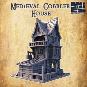 Cobblers House, Medieval Cobbler, Cobbler, Shoemaker - Etsy