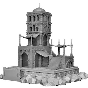 Harbor Watch Tower - Dark Realms - - Dungeons and Dragons - 28mm ...