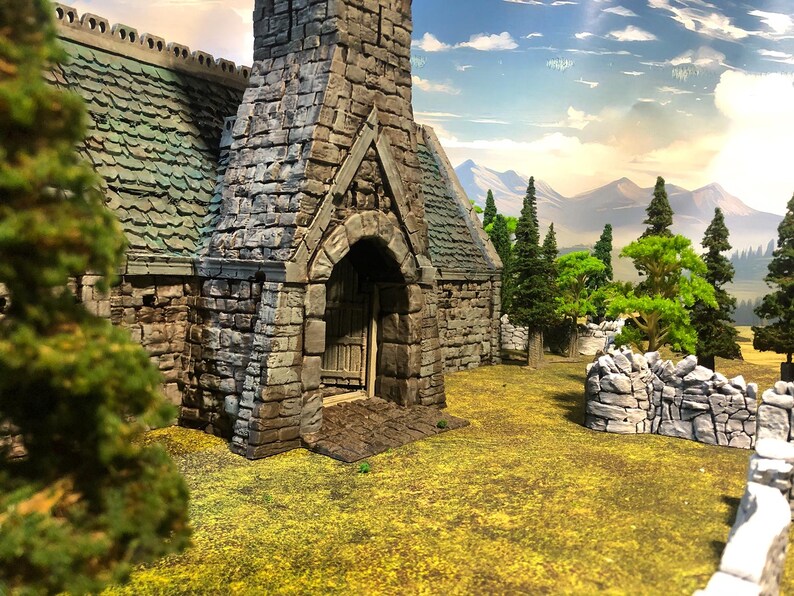 Tithe Barn - 28mm Scale Medieval Building Terrain for Tabletop Rpgs ...