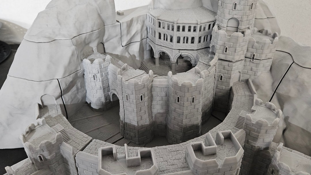 Dark Realms Mountain Keep, Mountain Keep, Helms Deep, Mountain ...