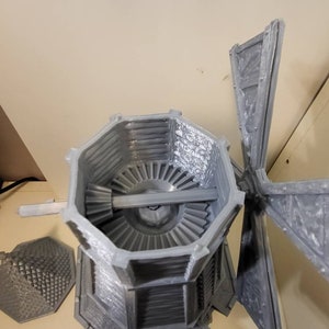 Medieval Windmill, Tabletop Terrain, Gaming Miniature, Tabletop Scenery ...