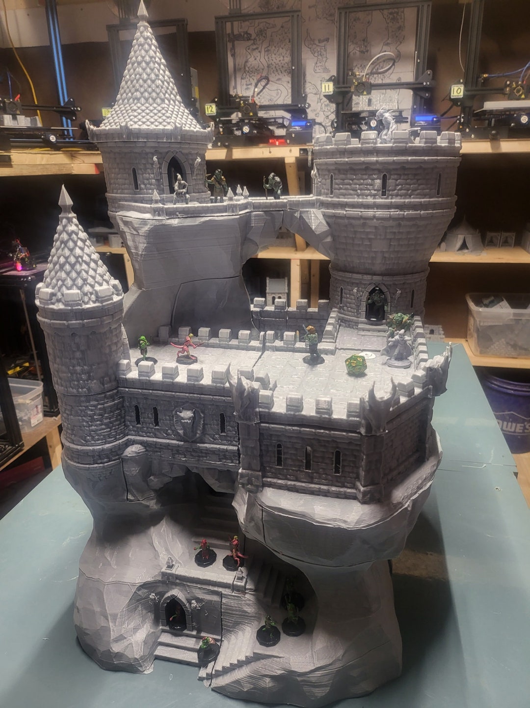 Fortress Swallow Tor - 28mm Terrain - Large Castle - - Dungeons and ...
