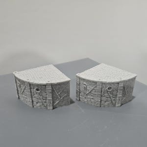 30 Piece Quay Wall & Dock System Set, Ancrabourg Cobblestone Streets ...