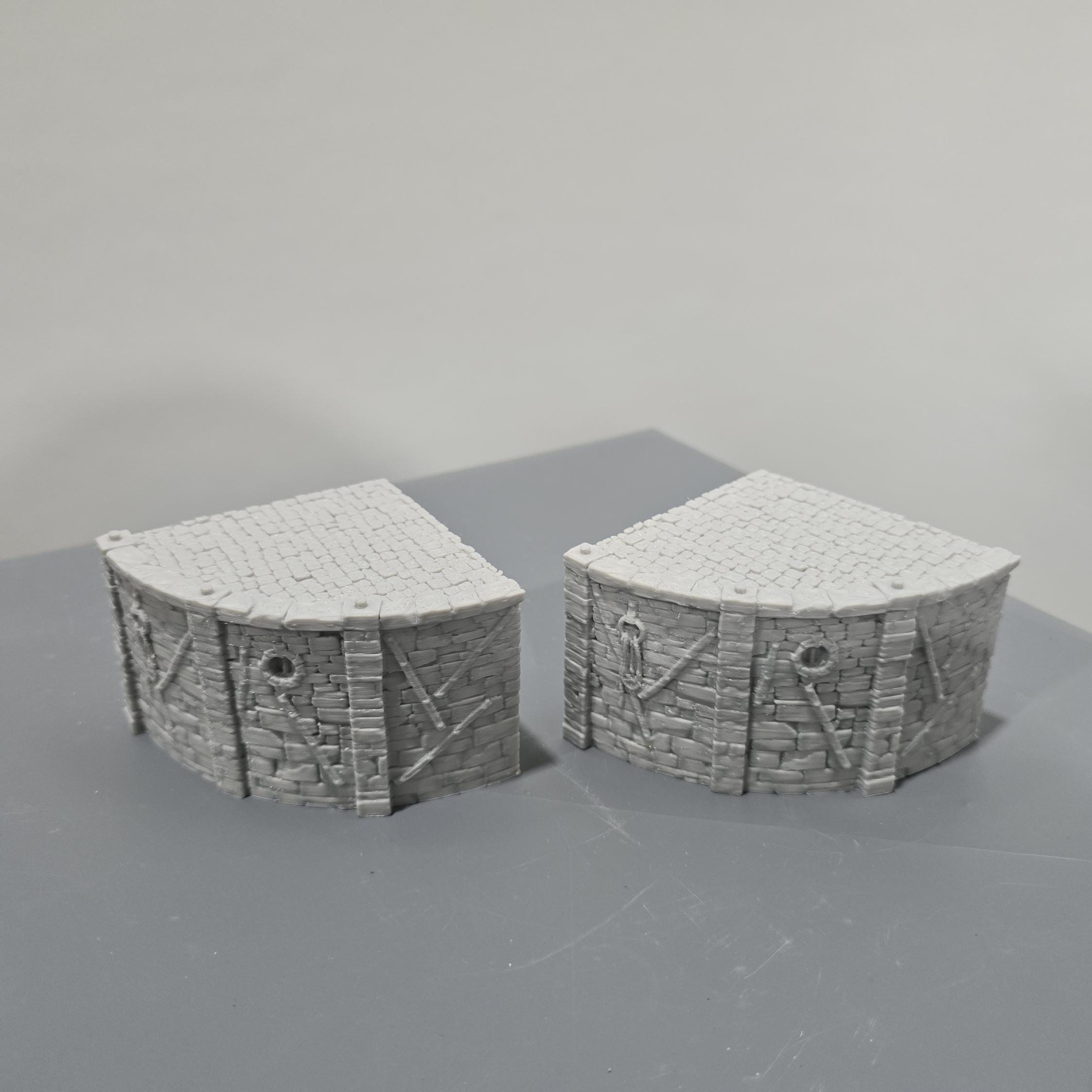 30 Piece Quay Wall & Dock System Set, Ancrabourg Cobblestone Streets ...