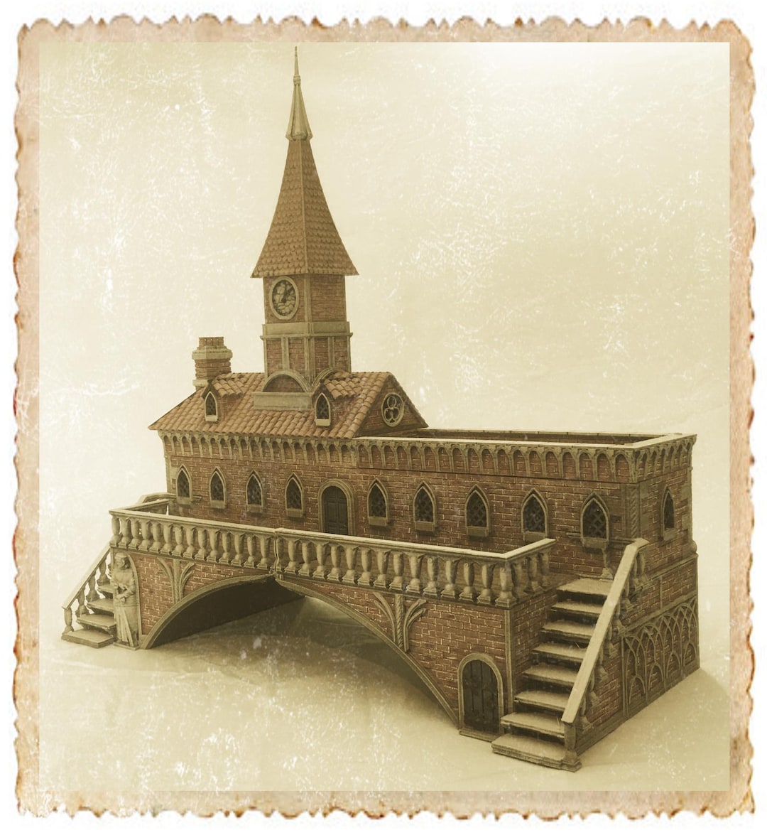 Venetian Clock Tower: Exquisite Renaissance-inspired Model Kit for ...