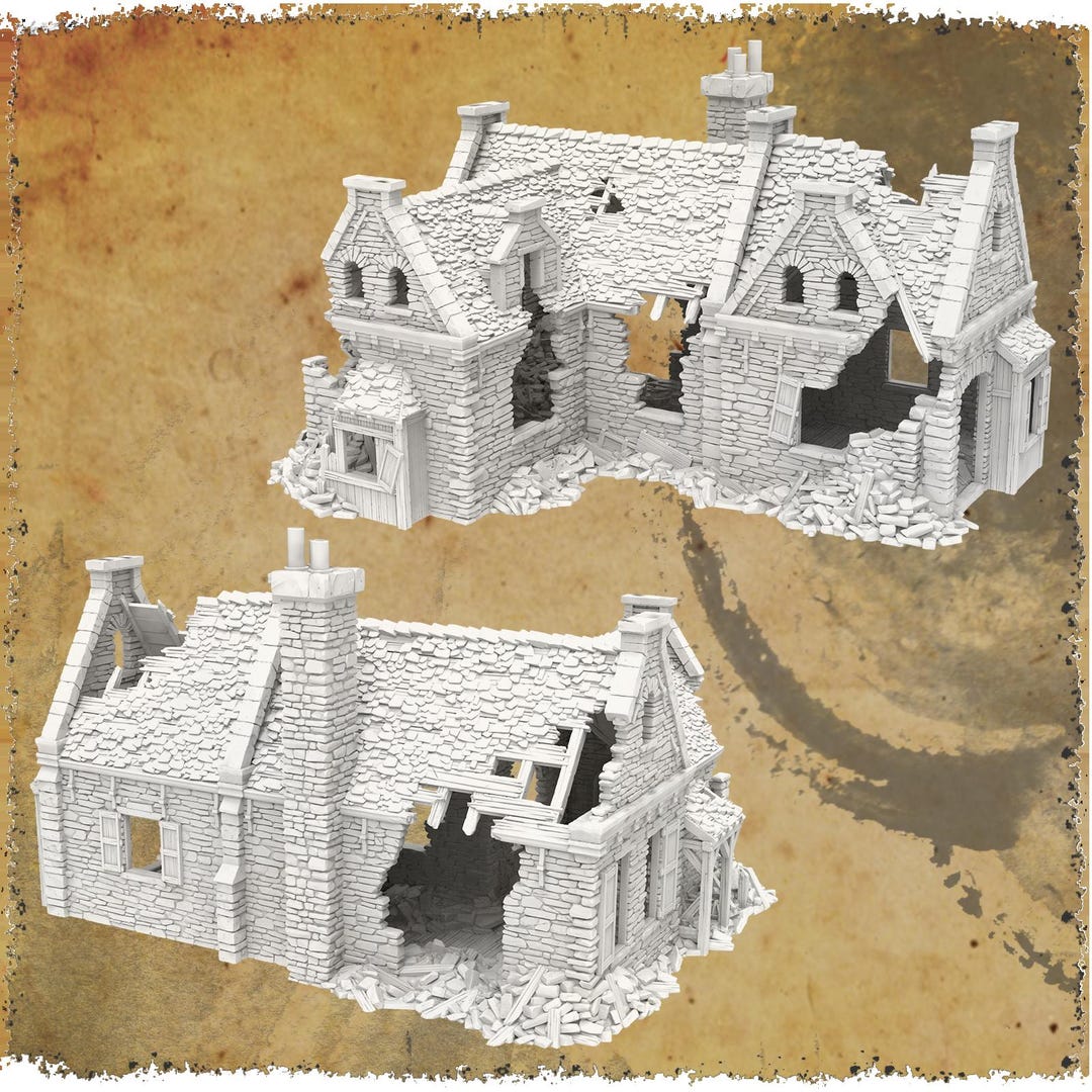 Thornewood's Residence Ruin for Dnd, Pathfinder, Bolt Action ...