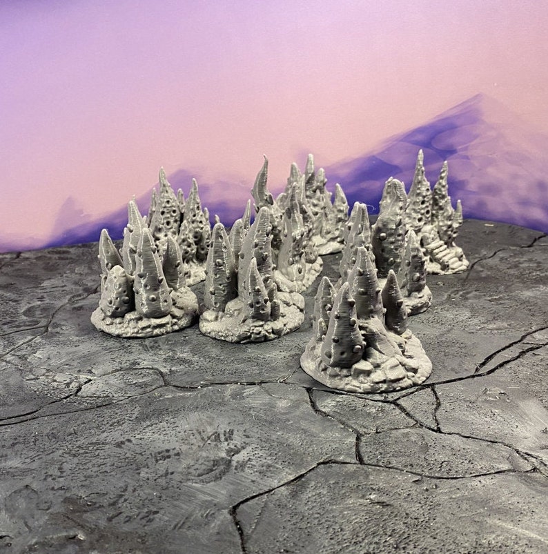 Fungal Clusters, Infected Terrain, Shrooms, Mushroom Core Caverns - Etsy