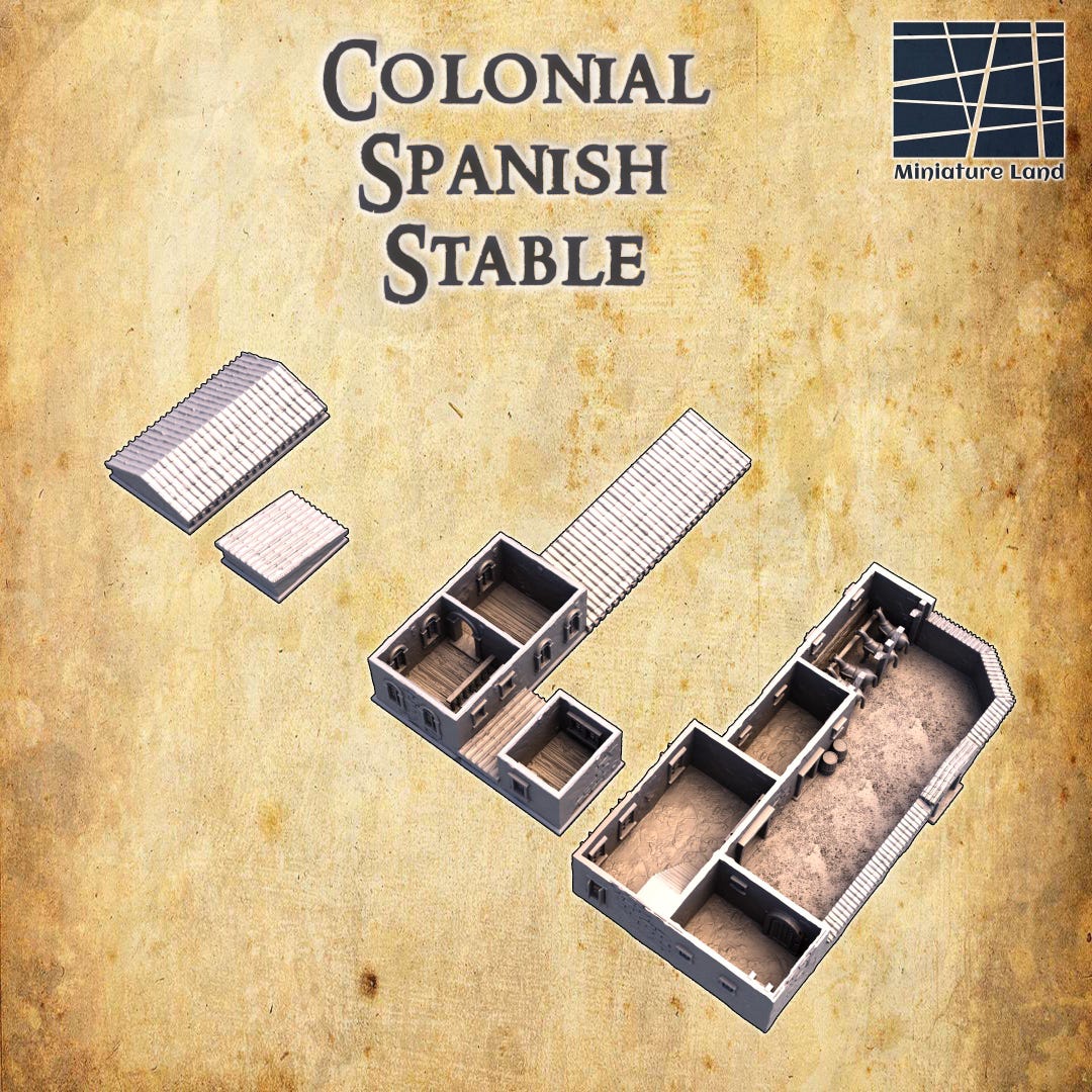 Colonial Spanish Stable: 17th-18th Century Military and Civilian ...