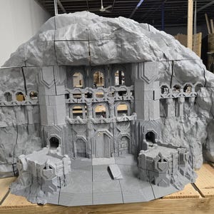 Dwarf Mountain Stronghold: Fantasy Fortress and Dragon Lair for D&D ...