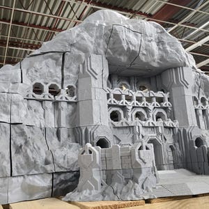 Dwarf Mountain Stronghold: Fantasy Fortress and Dragon Lair for D&D ...