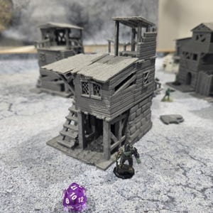 Slums District Set - 9 Slum Houses for Dnd, Pathfinder, and Wargaming ...