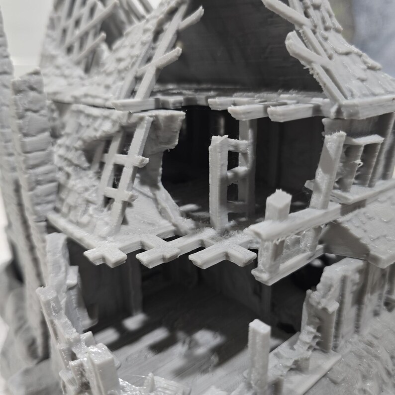 Small Ruined Manor: Gothic Fantasy Haunted House for D&D, Model ...
