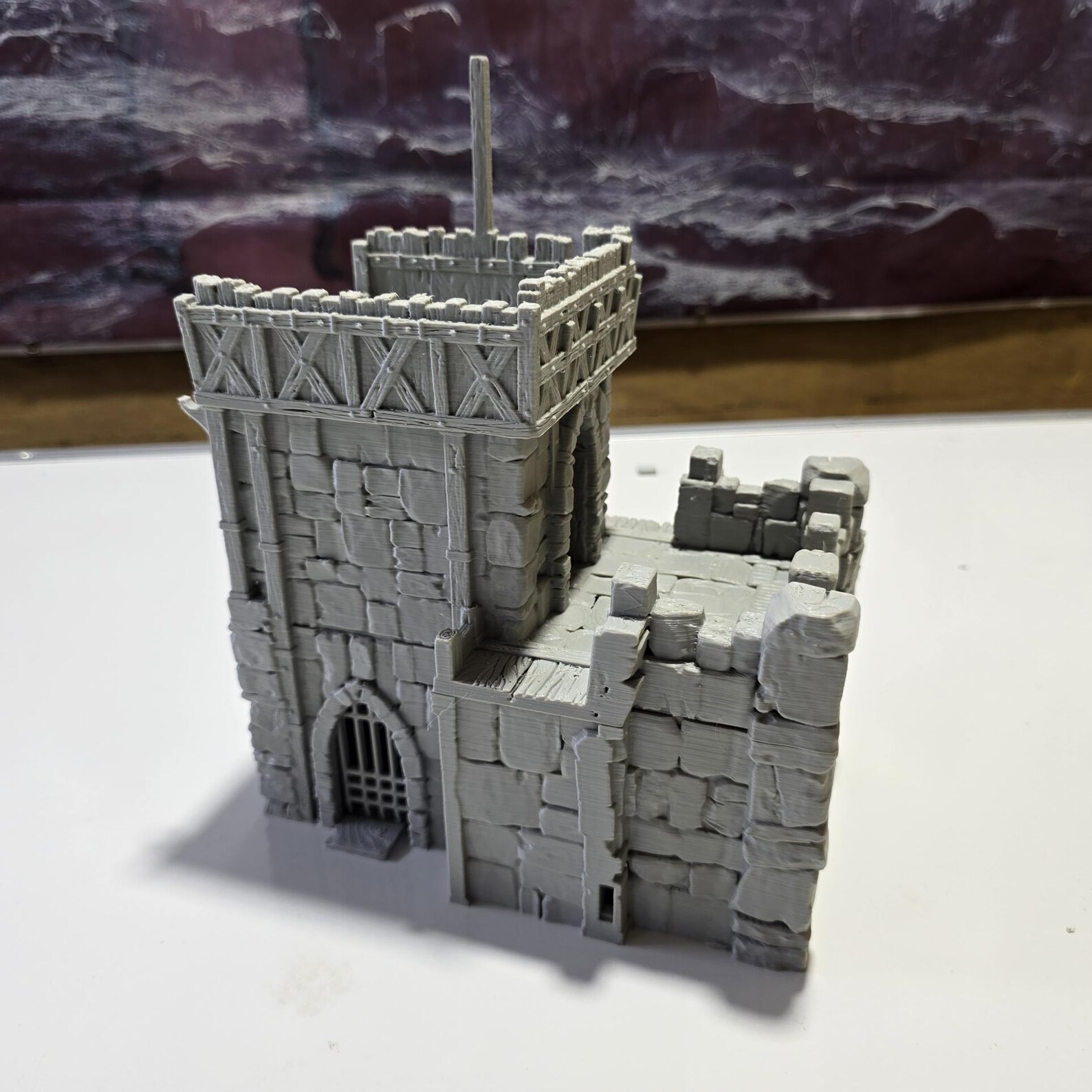 Defensive Post: Medieval Fortress Outpost Tower Terrain Standard ...