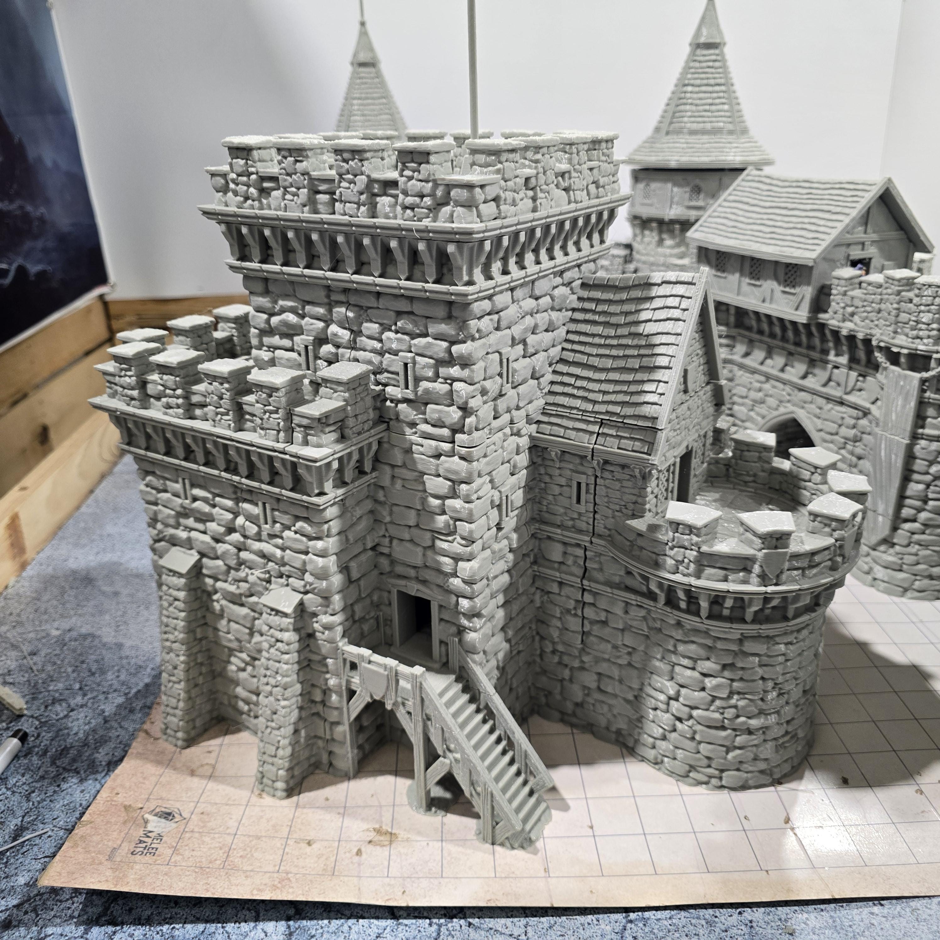 Castle Argent Keep, 28mm, Breton Borders, Fortress Keep - Etsy
