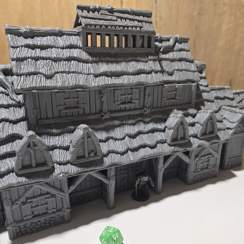 Norse Long Hall: Medieval Era Longhouse for RPG and Diorama Enthusiasts ...
