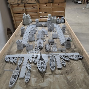 Viking Seaside Village, Viking Village Set, Village Set - Etsy