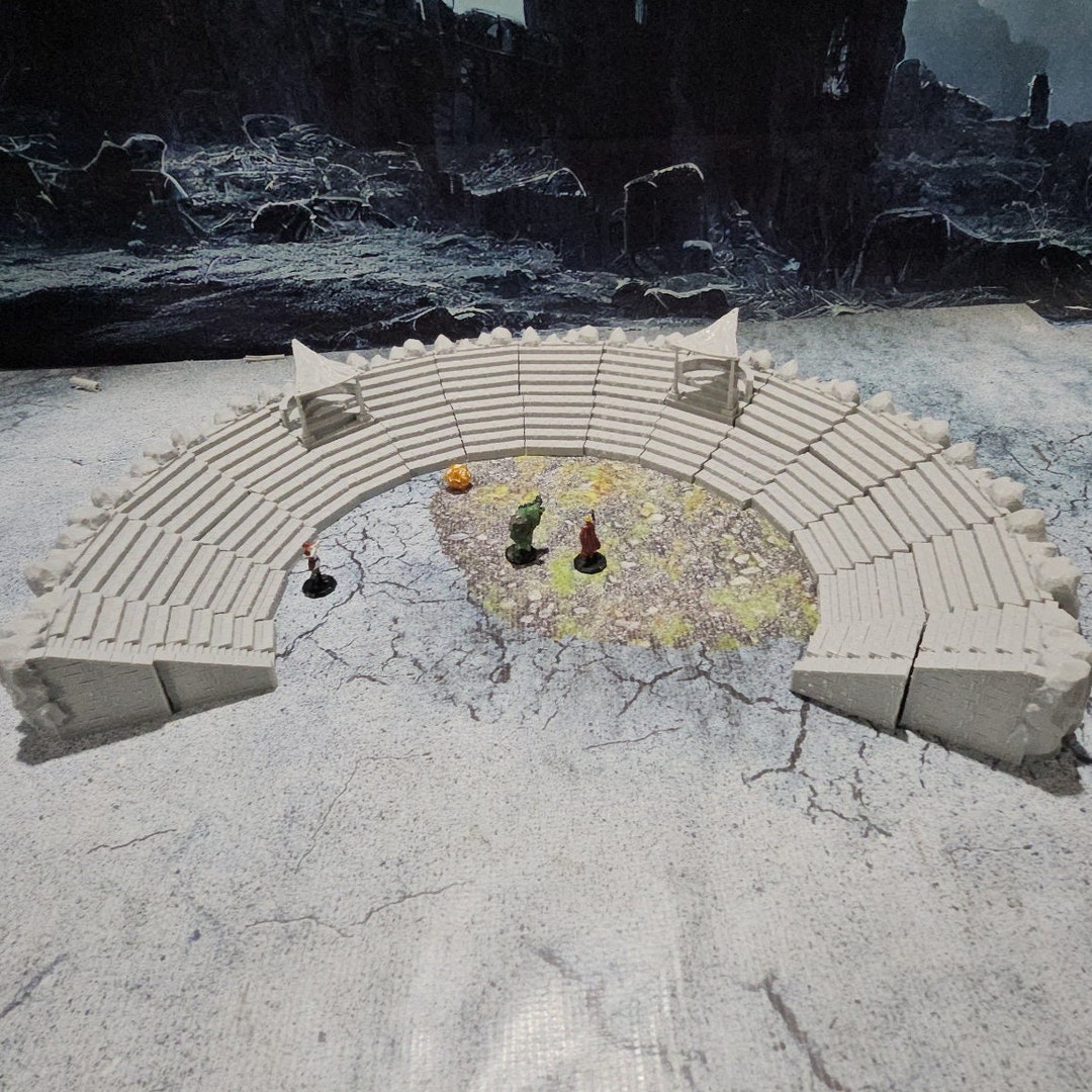 Greek Amphitheater - MASSIVE Structure!, 15mm Terrain - Terrain ...