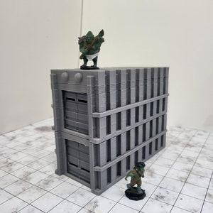 Stackable Shipping Container, Playable Interior, Working Door ...