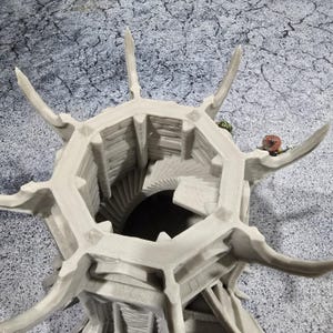 Dark Elf Tower: Medieval Fantasy Tower for Tabletop Gaming and Dioramas ...