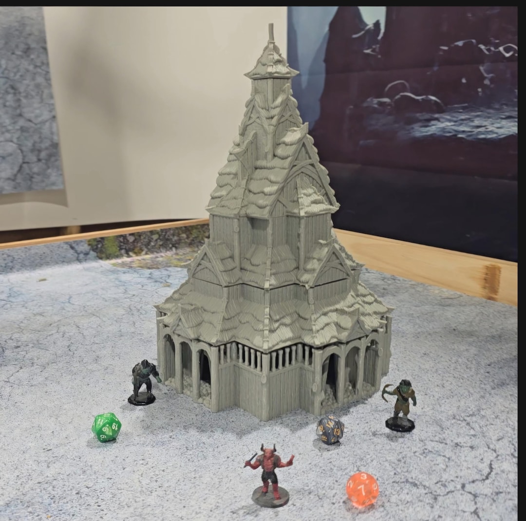 Stave Church: Medieval Norse Religious Building for Historical Rpgs and ...