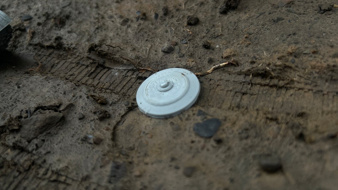 Large Anti Tank Mine Set of 9, Land Mine, Tank Obstacles , Modern ...