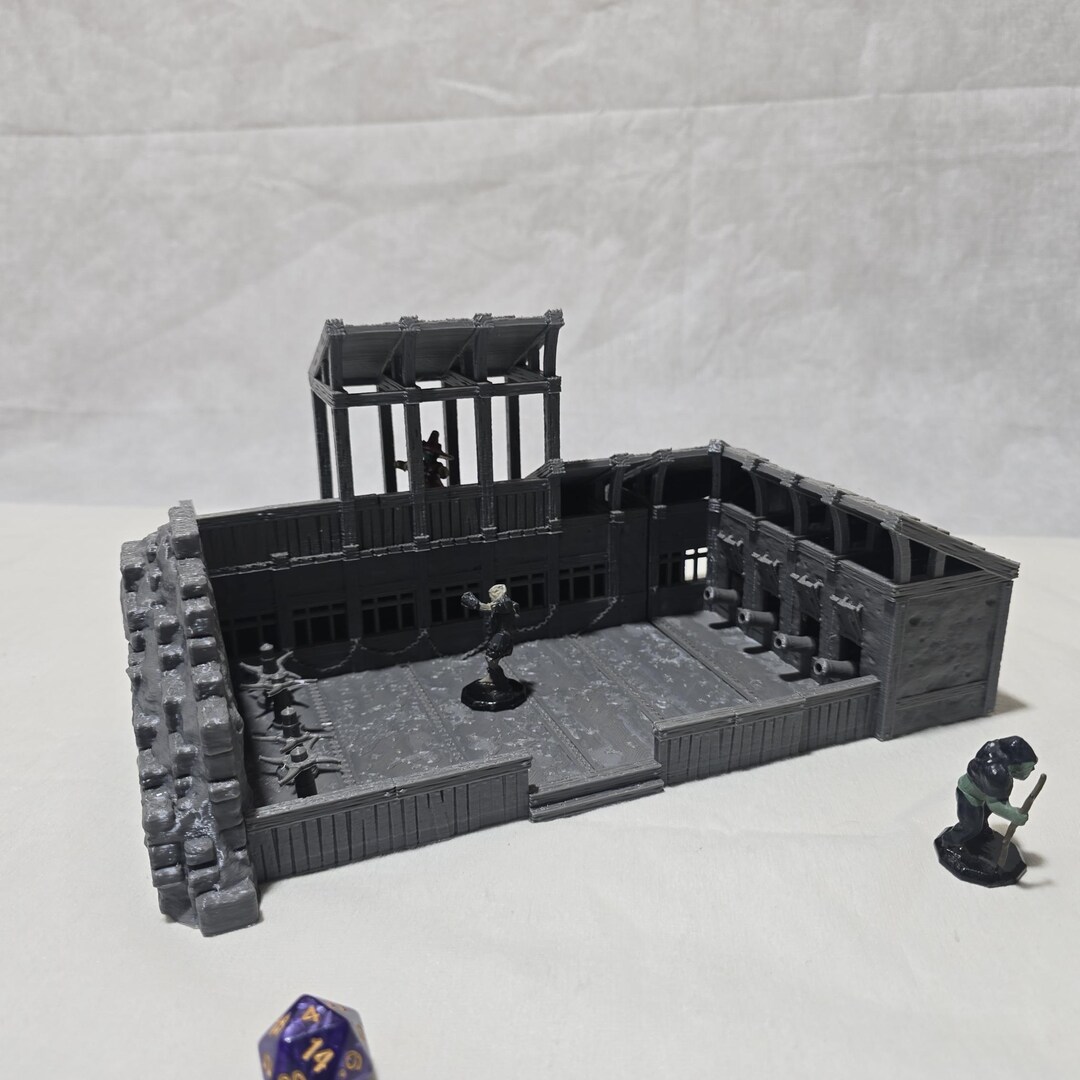 Back Alley Fight Arena: Medieval Urban Combat Pit Standard Tabletop ...