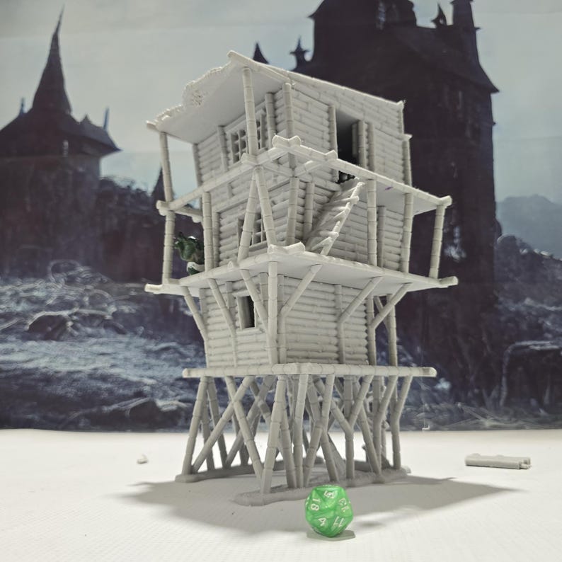 Medieval Stilted Marsh Huts for D&D, Model Railroading, and Wargaming ...