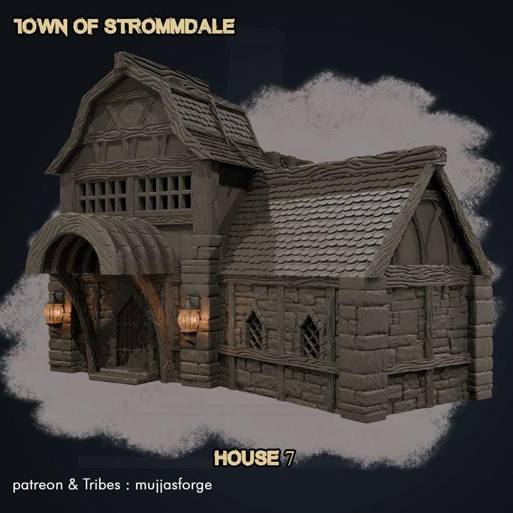 Medieval Garrison House 7: 15th Century European Barracks - Tabletop ...