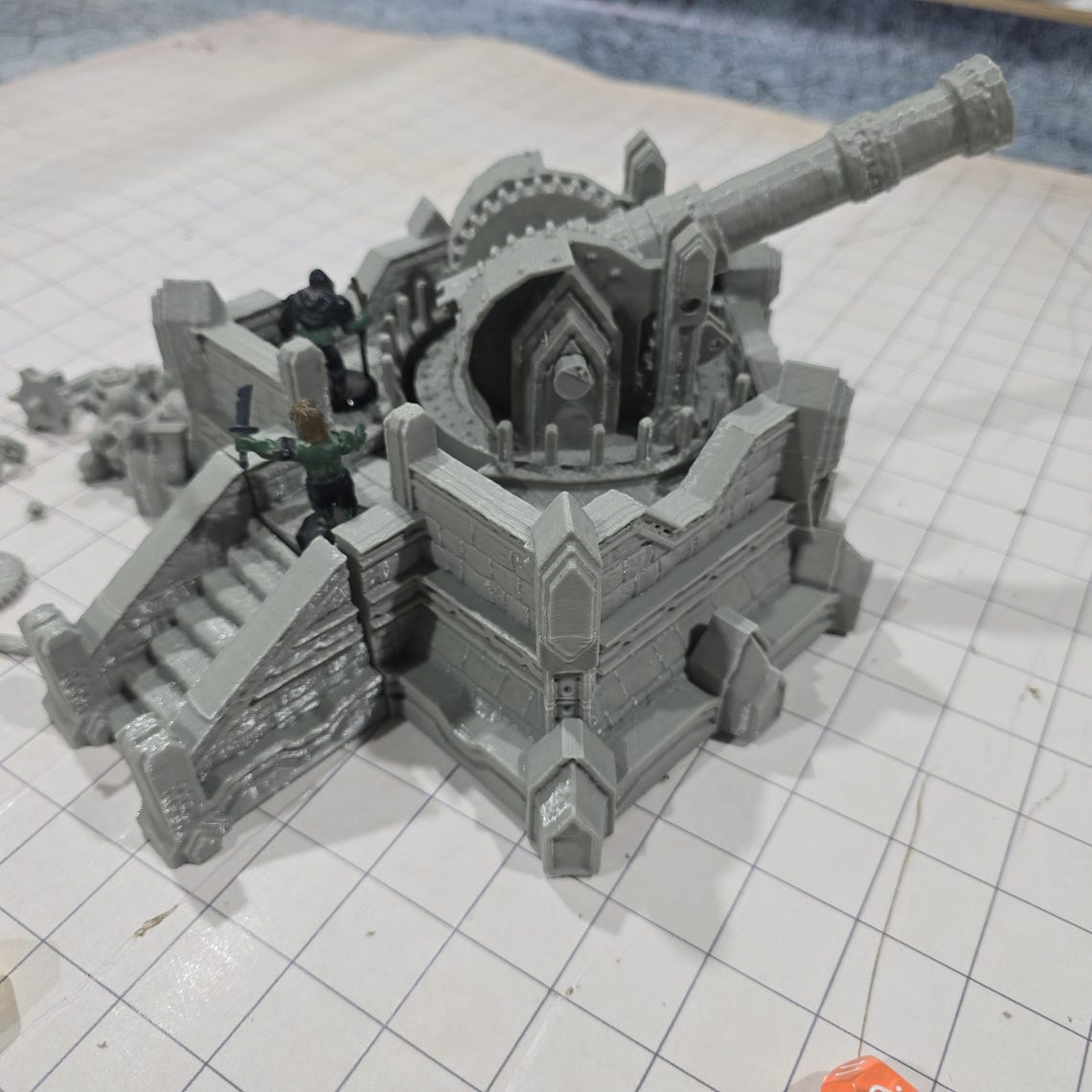 Dwarf Cannon Bunker: Medieval Fantasy Fortification for Tabletop Rpgs ...