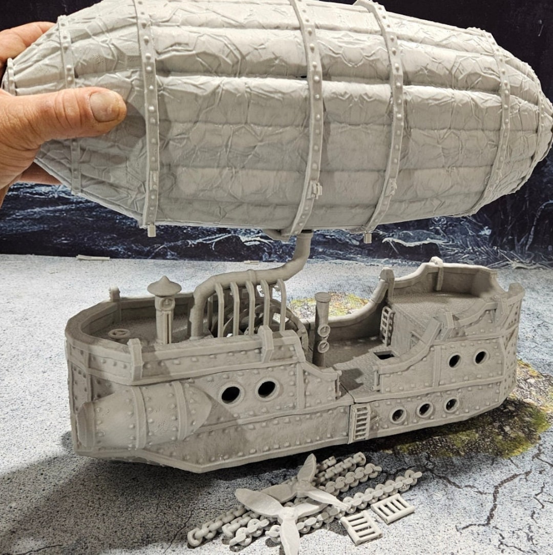 Dwarf Steam Zeppelin, Dirigible, Blimp - Etsy