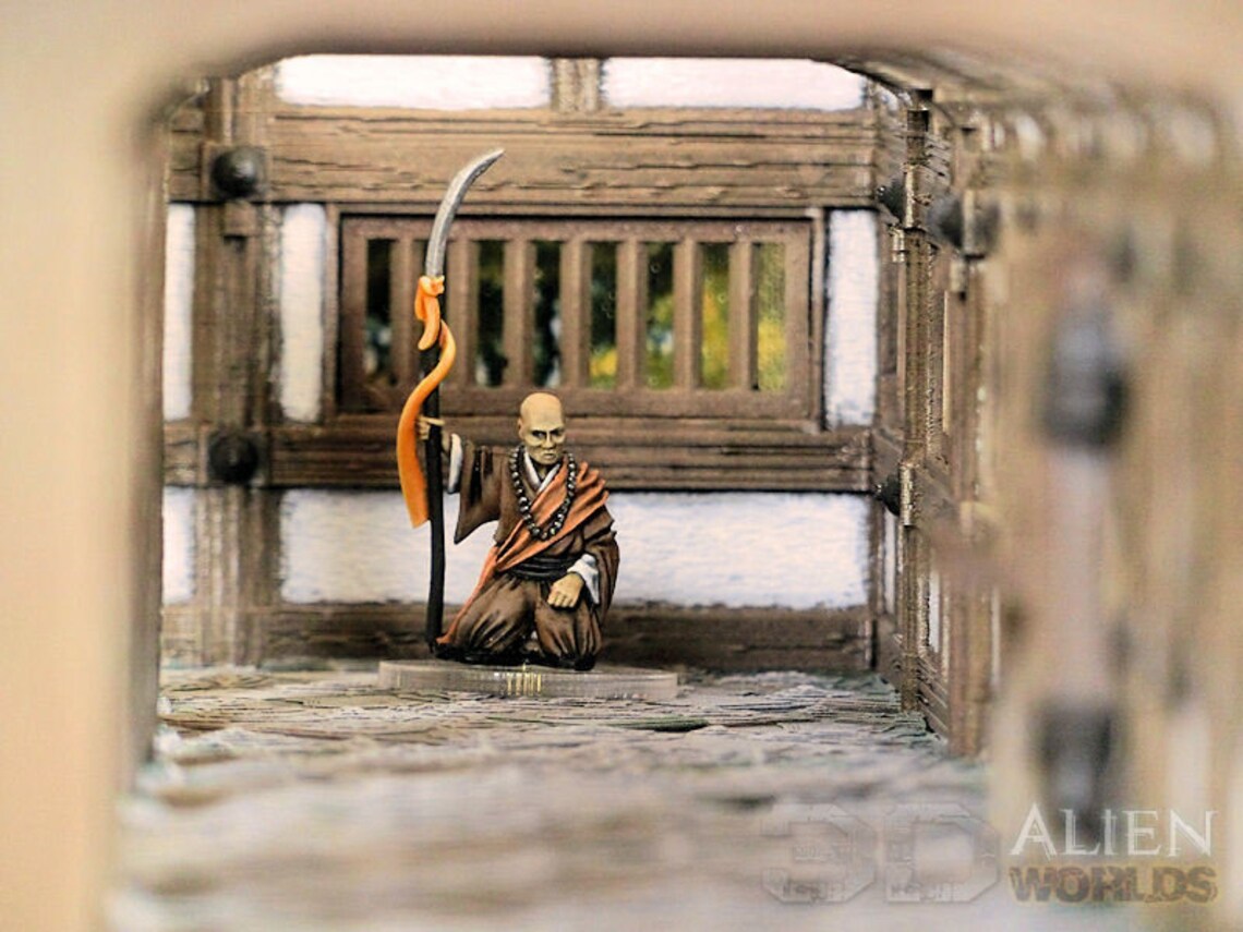 Samurai Temple Walls, Samurai Walls, Temple Walls, Dungeons and Dragons ...