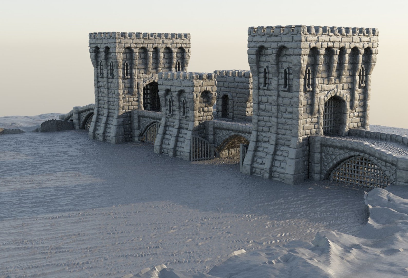 River Patrol Bridge River Gate River Defense Defense Tower - Etsy