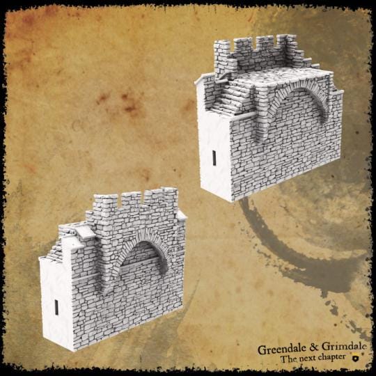 Town Walls, Gate, Bastion, and Towers: Medieval Defense Structures for ...