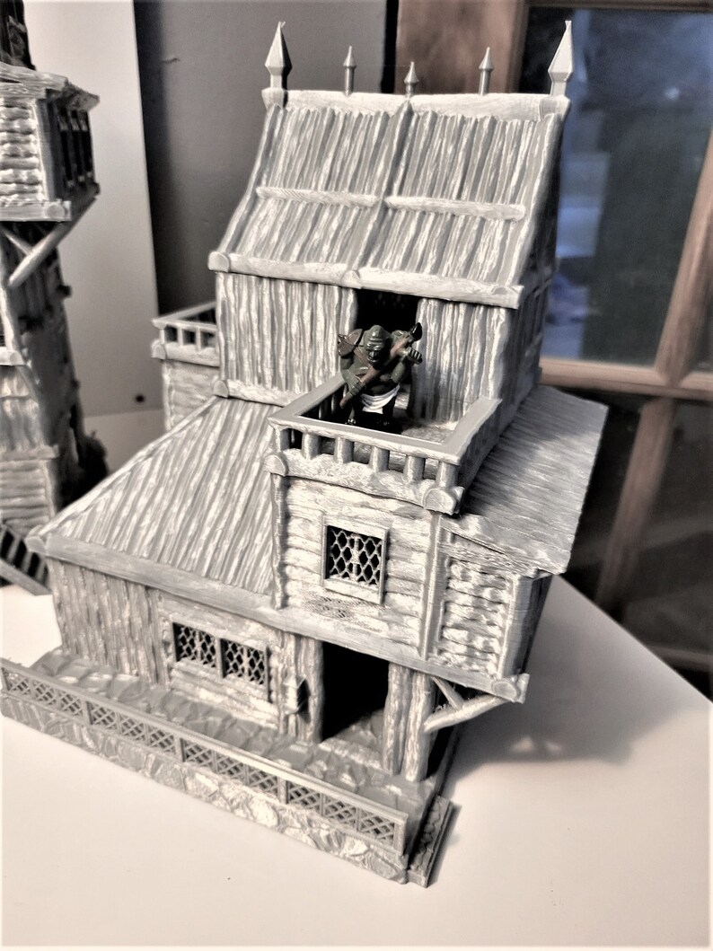 Slum House 1 - Slum Neighborhood - 28mm Scale Slums House - - Dungeons ...