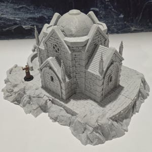 Mortem Main Mausoleum, Necropolis Series, Mausoleum, Tabletop Terrain ...
