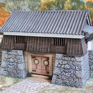 Samurai, Castle Gate & Tower, Gate Tower, Samurai Gate, Samurai Castle ...