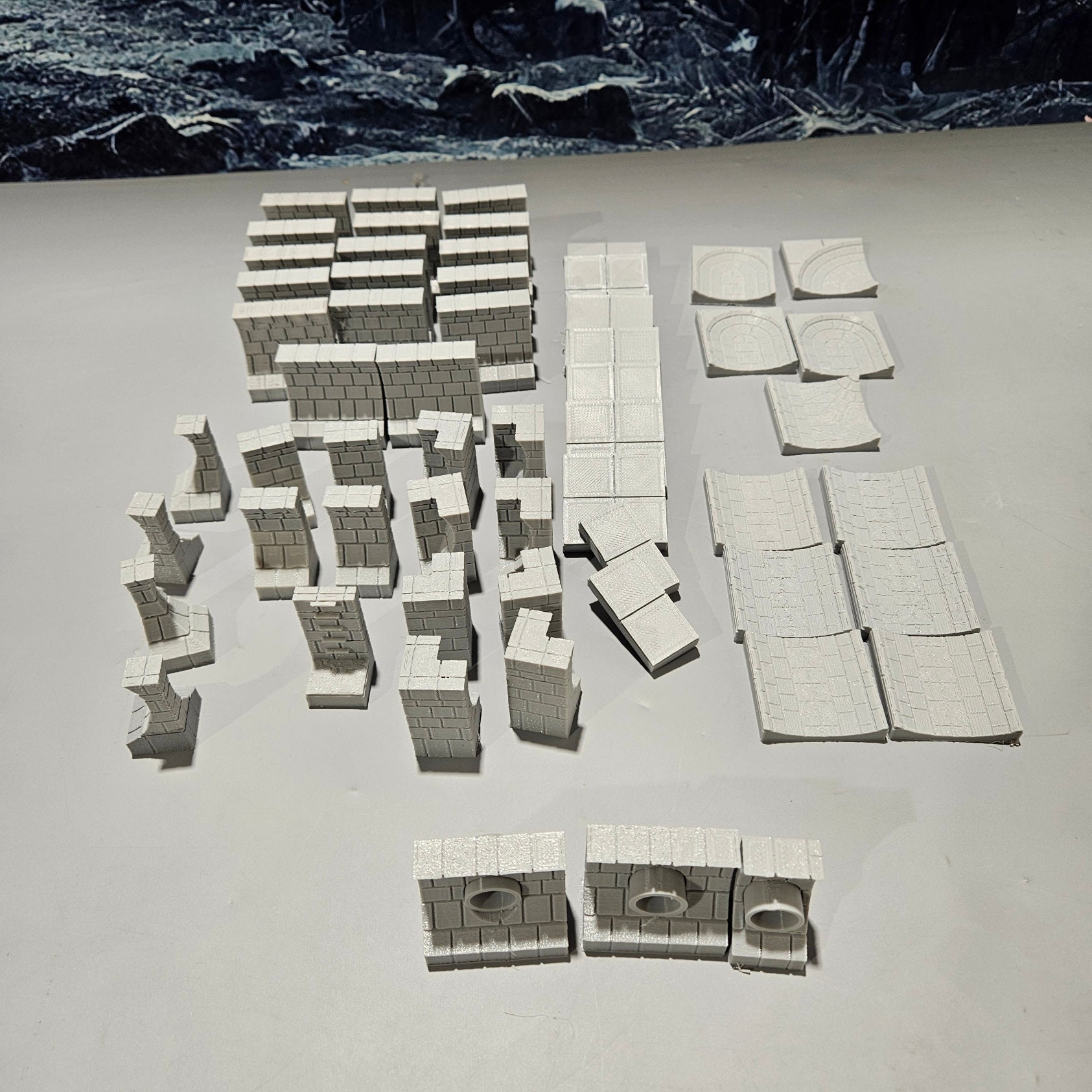 50+ Parts, City Sewer System Set, Tabletop Terrain, Gaming Miniature ...
