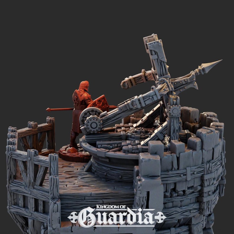 Defensive Ballista Tower: Medieval Siege Terrain, Tabletop Gaming - Etsy