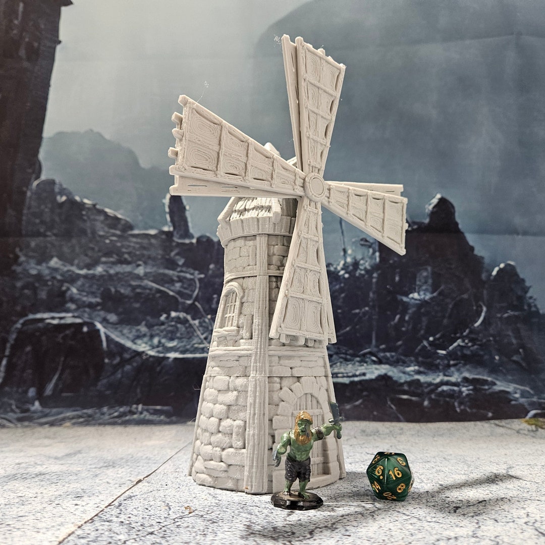 Stormhill Windmill, Tabletop Gaming, 28mm Scale, Stormhill City, City ...